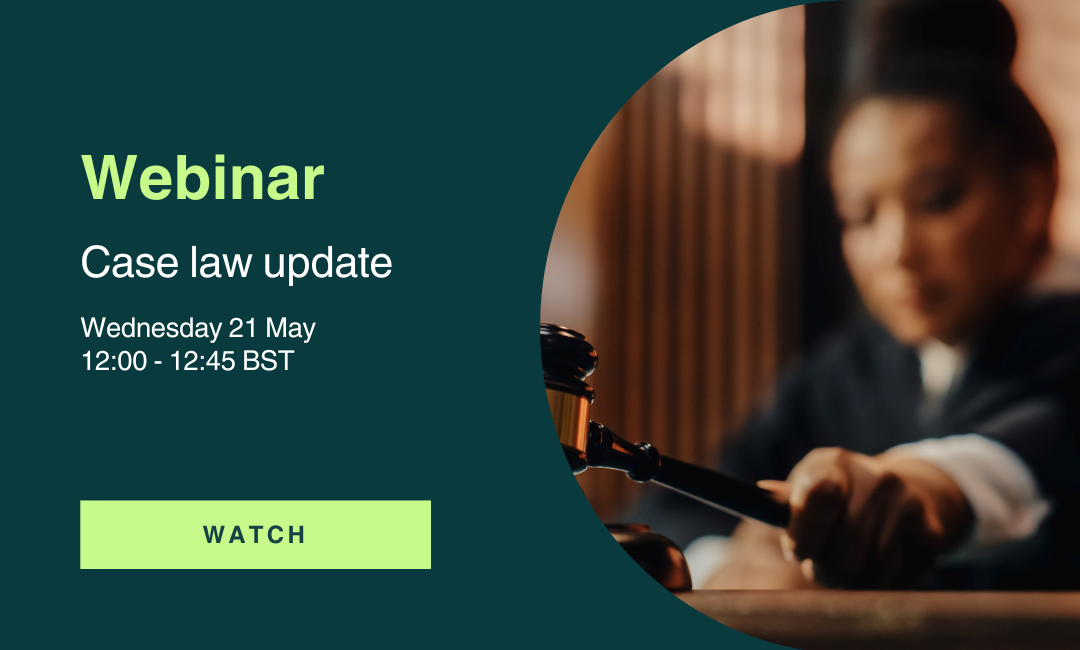 Webinar: Case law update - Doyle Clayton